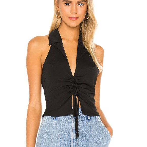 superdown | Tops | Superdown London Ruched Front Top | Poshmark